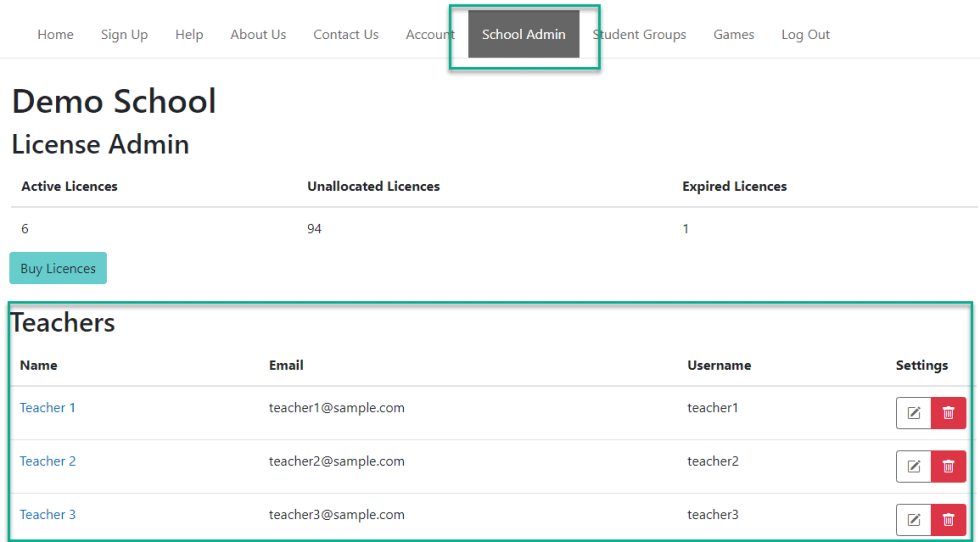 Admins: Updating a Teacher or Resetting their Password | Wordchain ...